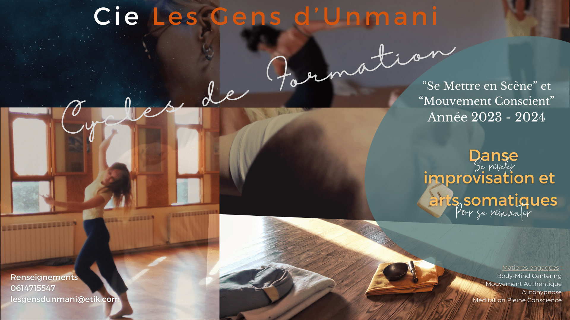 Formation Aux Arts Somatiques Et Danse Improvisation Stage Cycle 1 Module 1: Source Intérieure